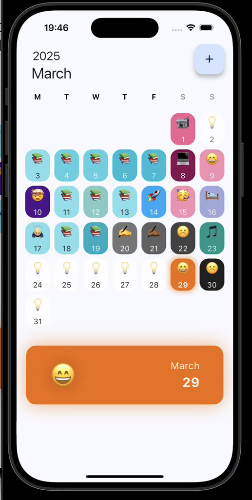 Why does a yellow horizontal line appear under the Text component during the hero animation ...
