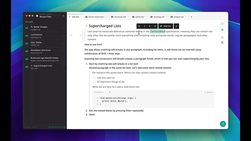 Breeze Markdown Editor - Products & Self-Promotion - Flutter Forum